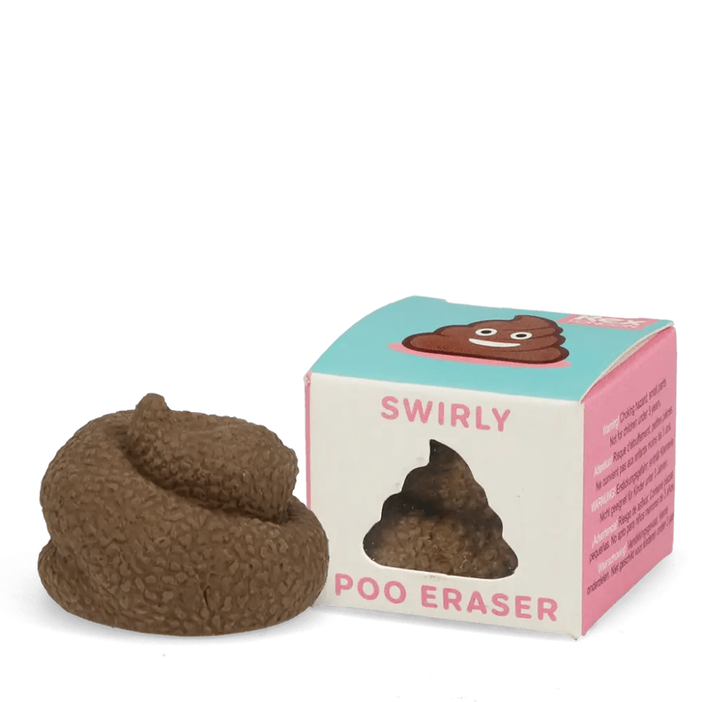 REX London Gom in doosje - Swirly Poo Eraser - In den Olifant