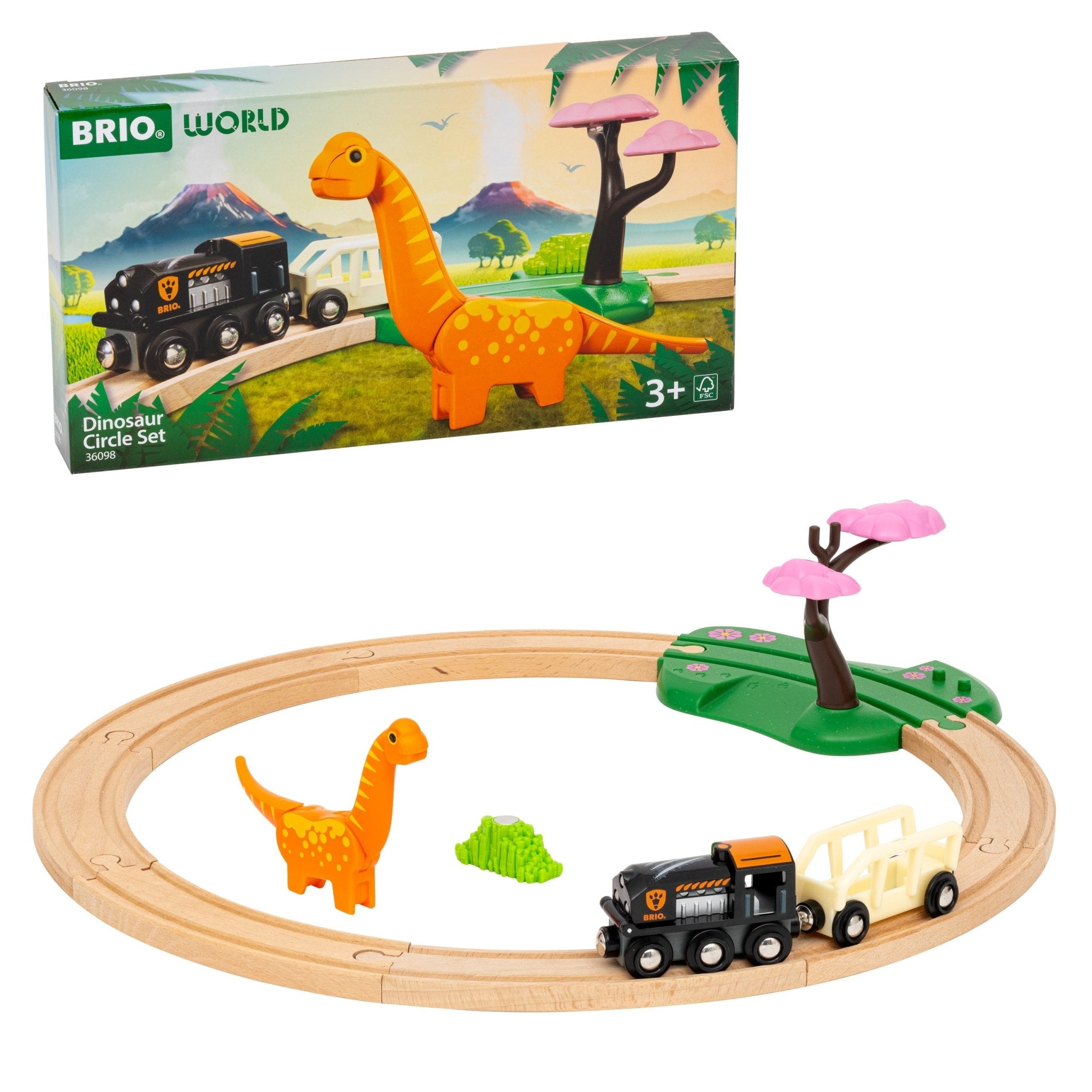 Brio Dinosaur Circle Set - In den Olifant