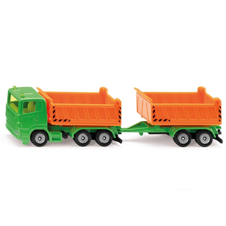 Siku Truck with tipper and tipper trailer - In den Olifant
